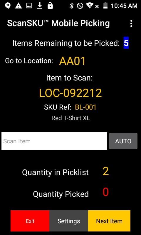 Mobile Picking App – ScanSKU UK